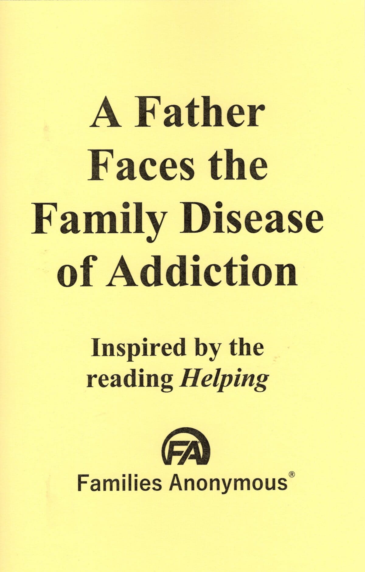 Shop | Families Anonymous