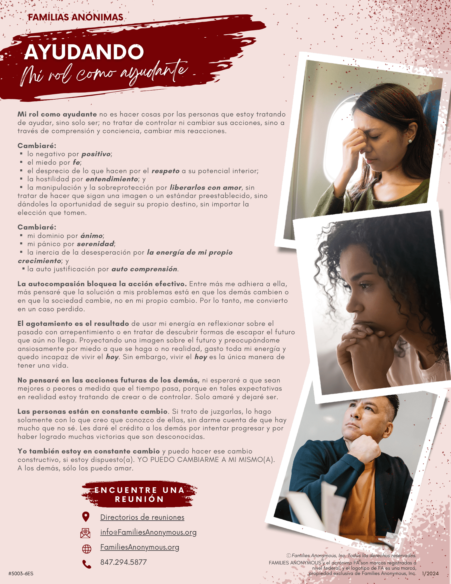 Helping - SPANISH | Families Anonymous